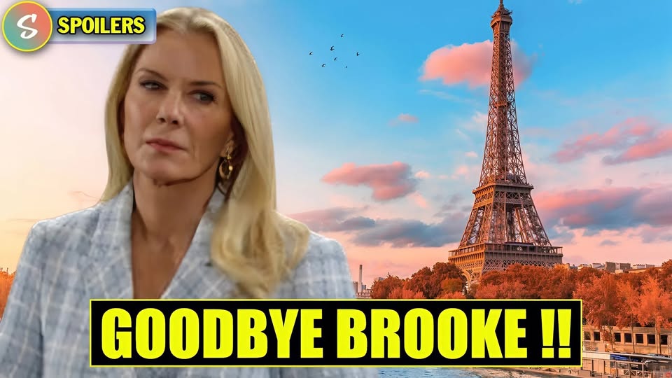 Goodbye Brooke, as she decides to move to Paris for a long time